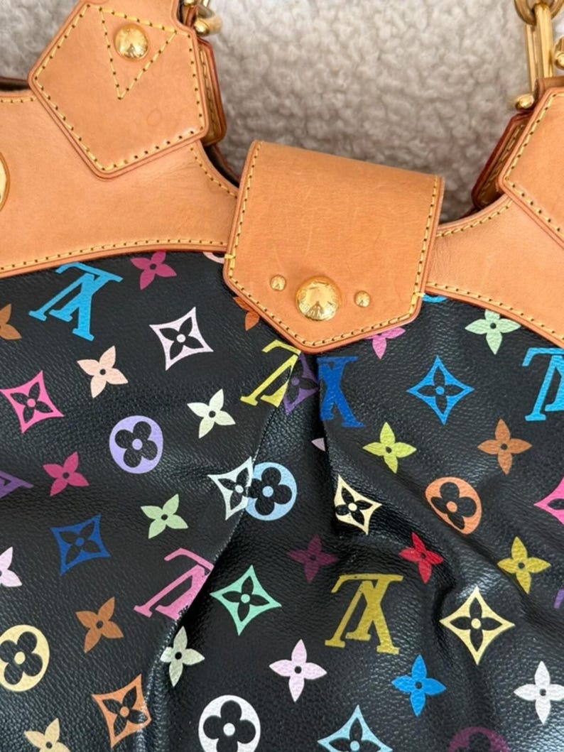 Louis Vuitton Monogram Multicolor Ursula Bag Black - Etsy UK