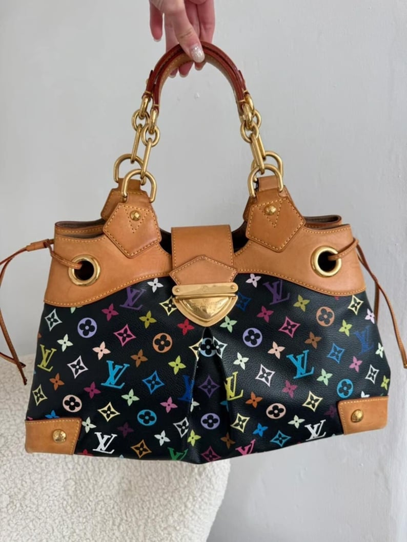 Louis Vuitton Monogram Multicolor Ursula Bag Black - Etsy UK