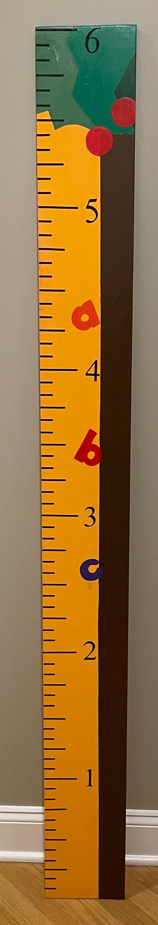 Custom Growth Chart Rulers + Height Ruler + Wall Growth Chart | Based ...
