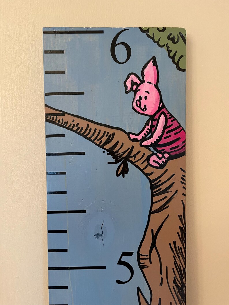Winnie the Pooh Growth Chart Ruler - Etsy