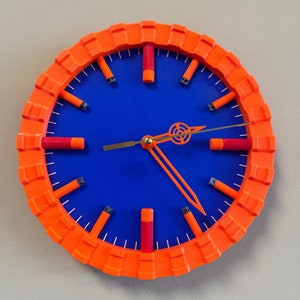 Nerf Blaster Themed Wall Clock - Etsy