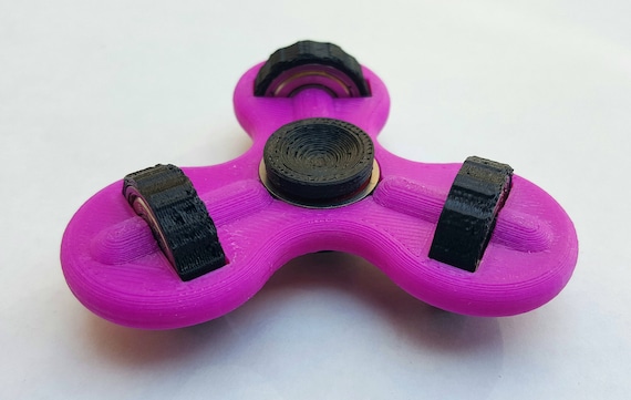 Items similar to 3D Printed Tri-Side Spinner EDC Fidget Toy - Many ...