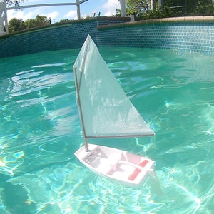 Miniature Optimist Sailing Dinghy - Etsy