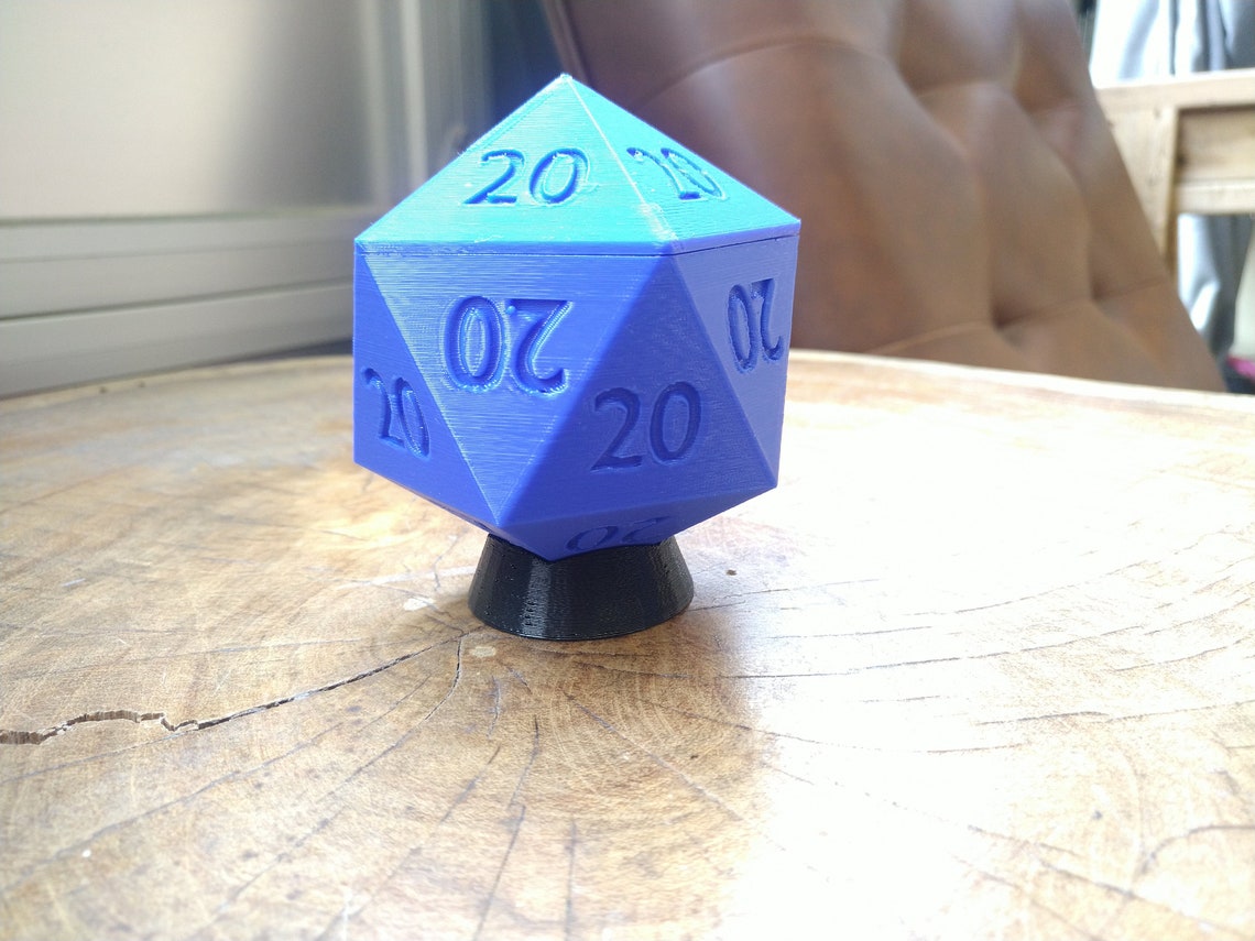 D20 Ring Box *ALL 20s* 3D Printed Wedding Ring Box - Etsy Canada