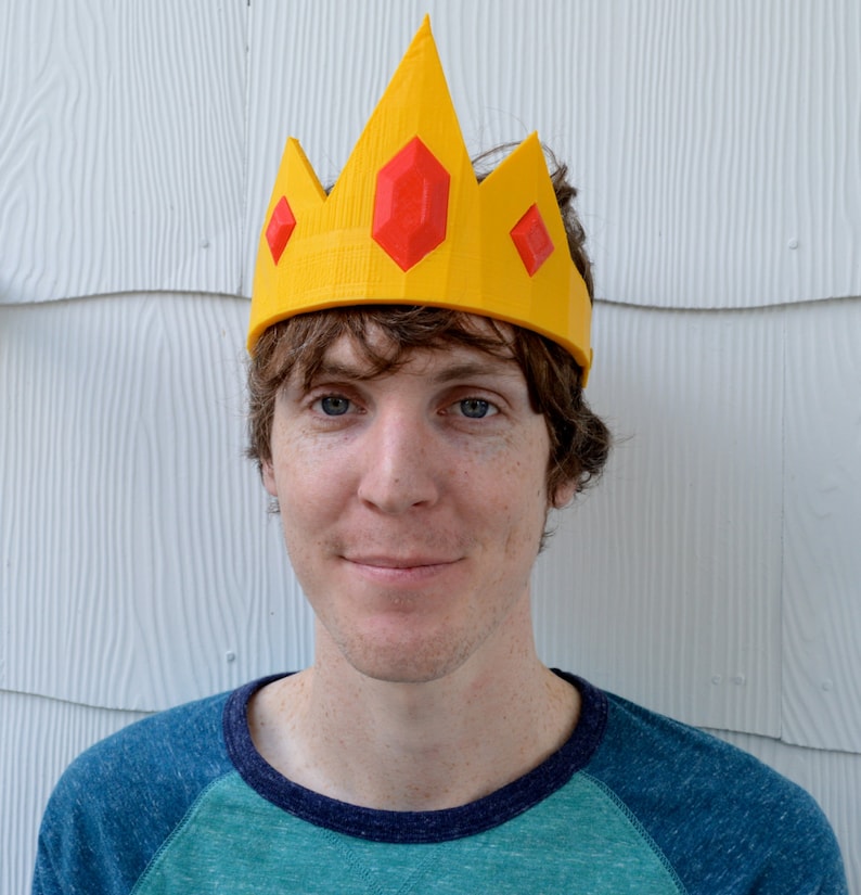 Ice King Crown Costume 3D Printed Crown Adventure Time Fan Art - Etsy
