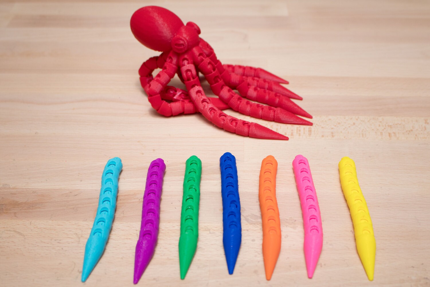 Octopus 3D Printed Bendable Toy - Etsy