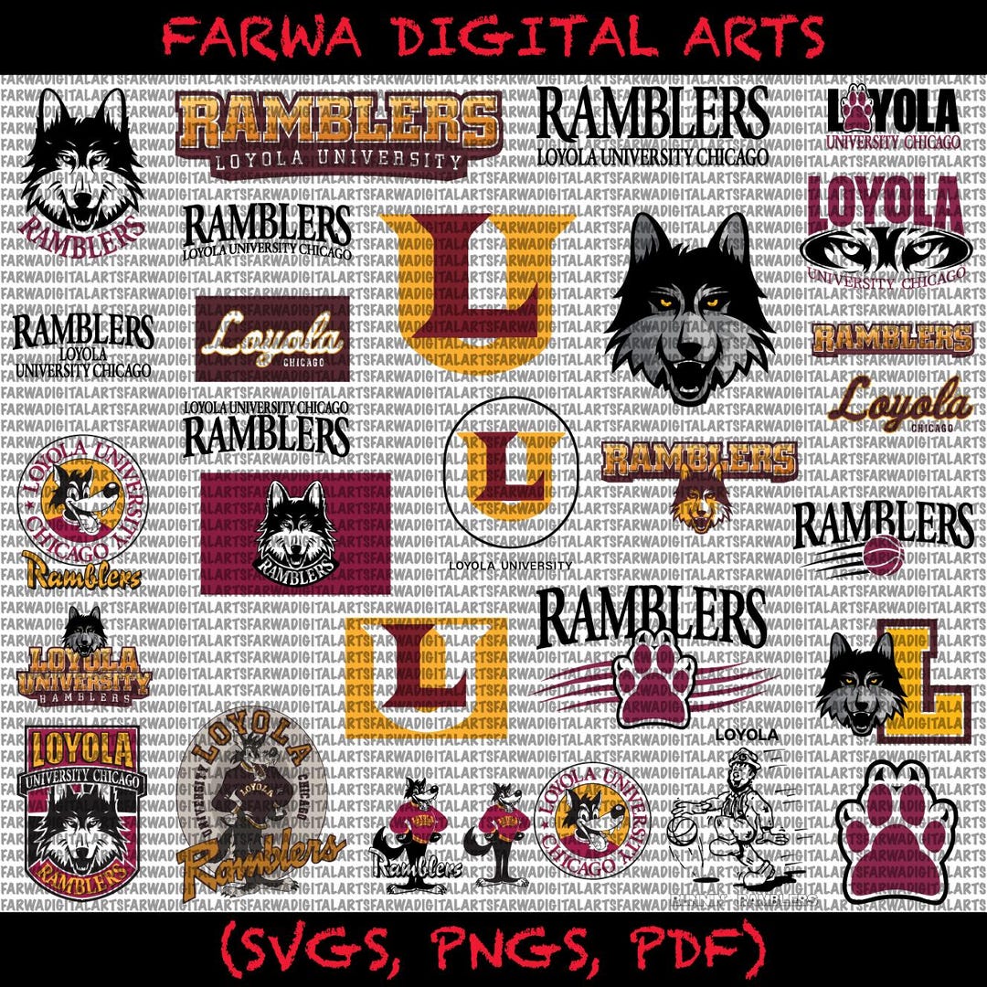 Loyola College SVG, High Quality File, Athletics, Ramblers SVG ...