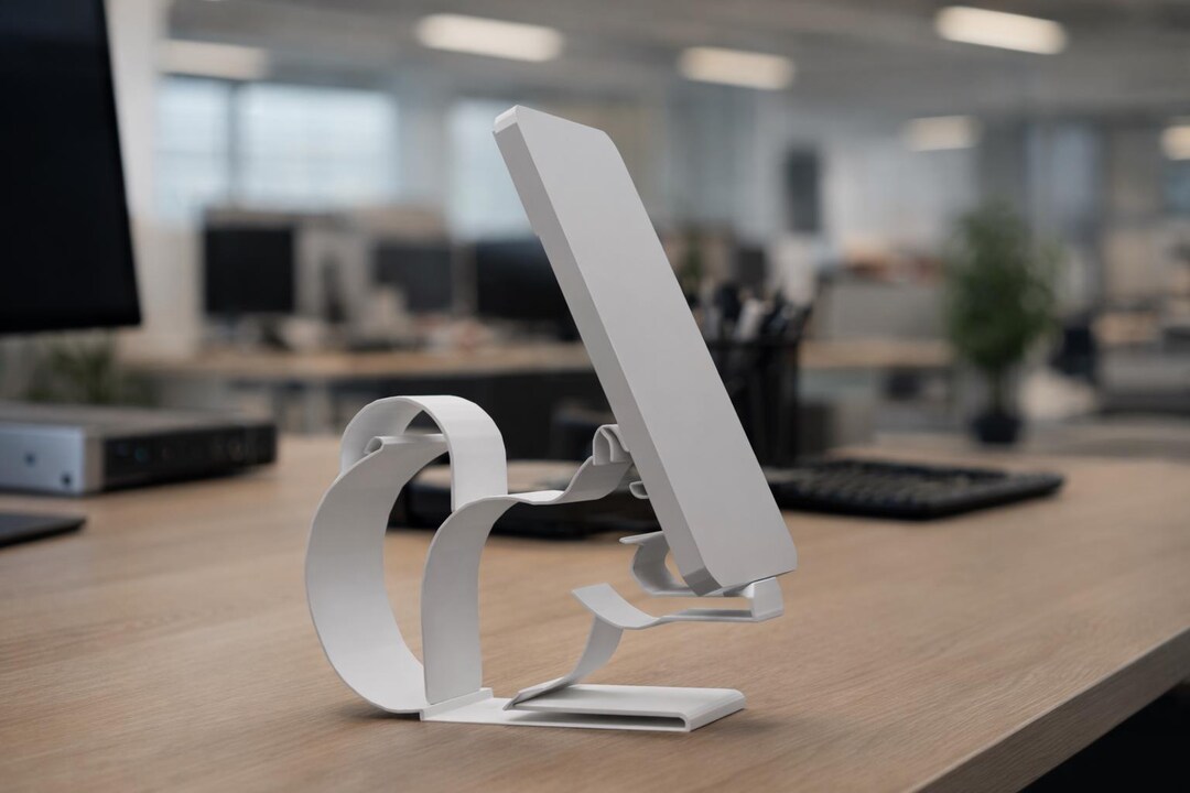 Squirrel Phone Stand STL | Modern Minimalist Desk Decor (3D Printable ...