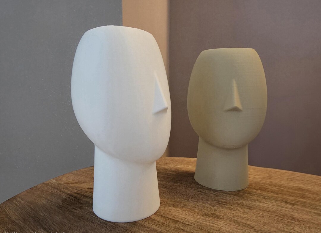 Vase Face 3D Printed Various Colors #beautifuldecor# - Etsy