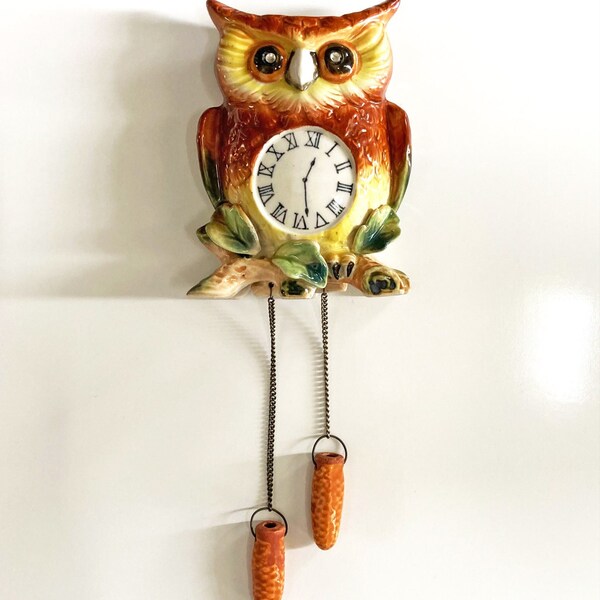 Owl Clock - Etsy
