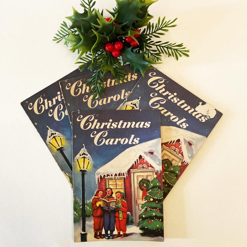 1950s Caroling Books - Etsy