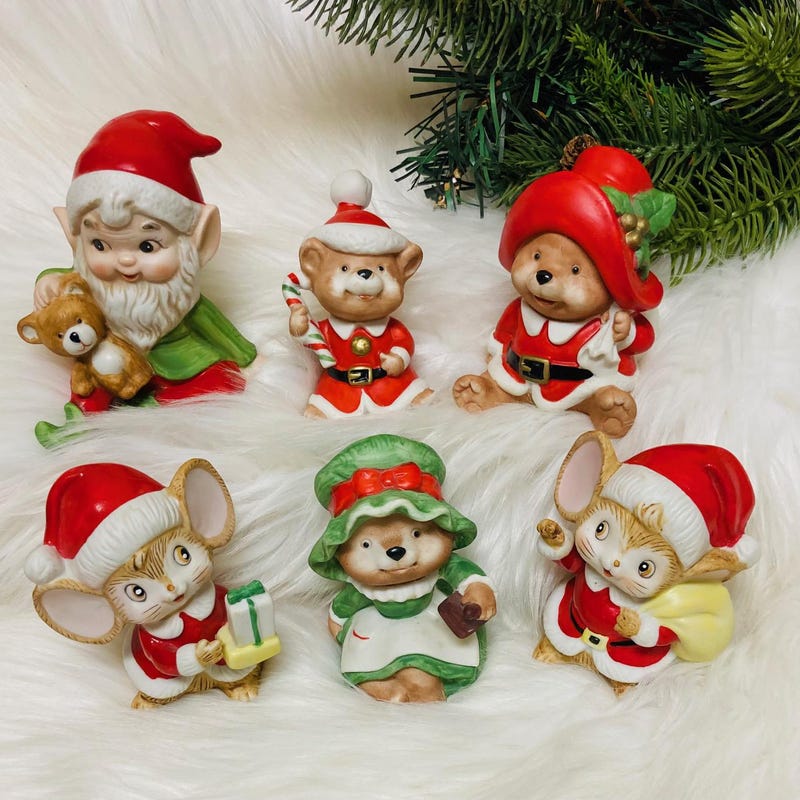 Homco Elves - Etsy