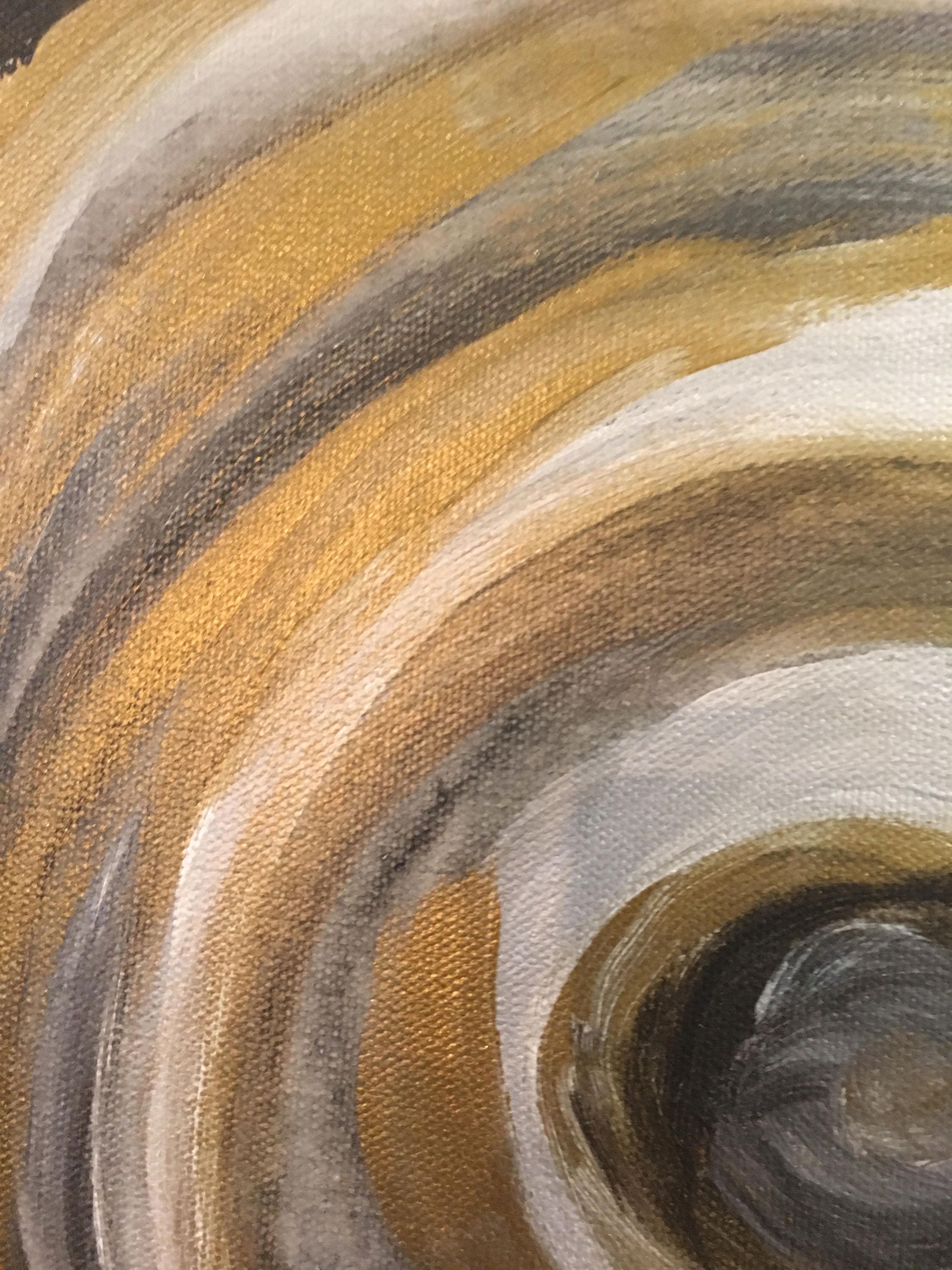 Anillos metálicos abstractos Serie de Metales Fríos 1 - Etsy España