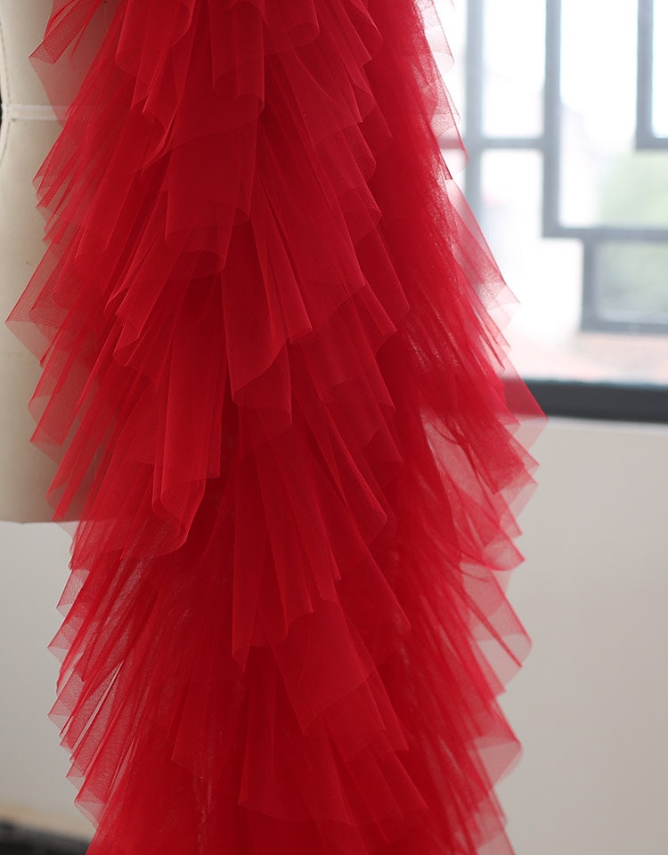 6 Layers Tulle Ruffles 7 Colors - Etsy