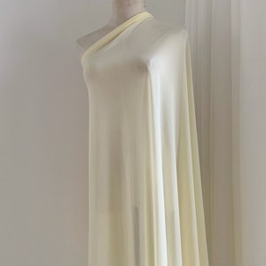 4 Way Stretch Tulle Fabric, Beige Power Stretchy Mesh Fabric, Elastic ...