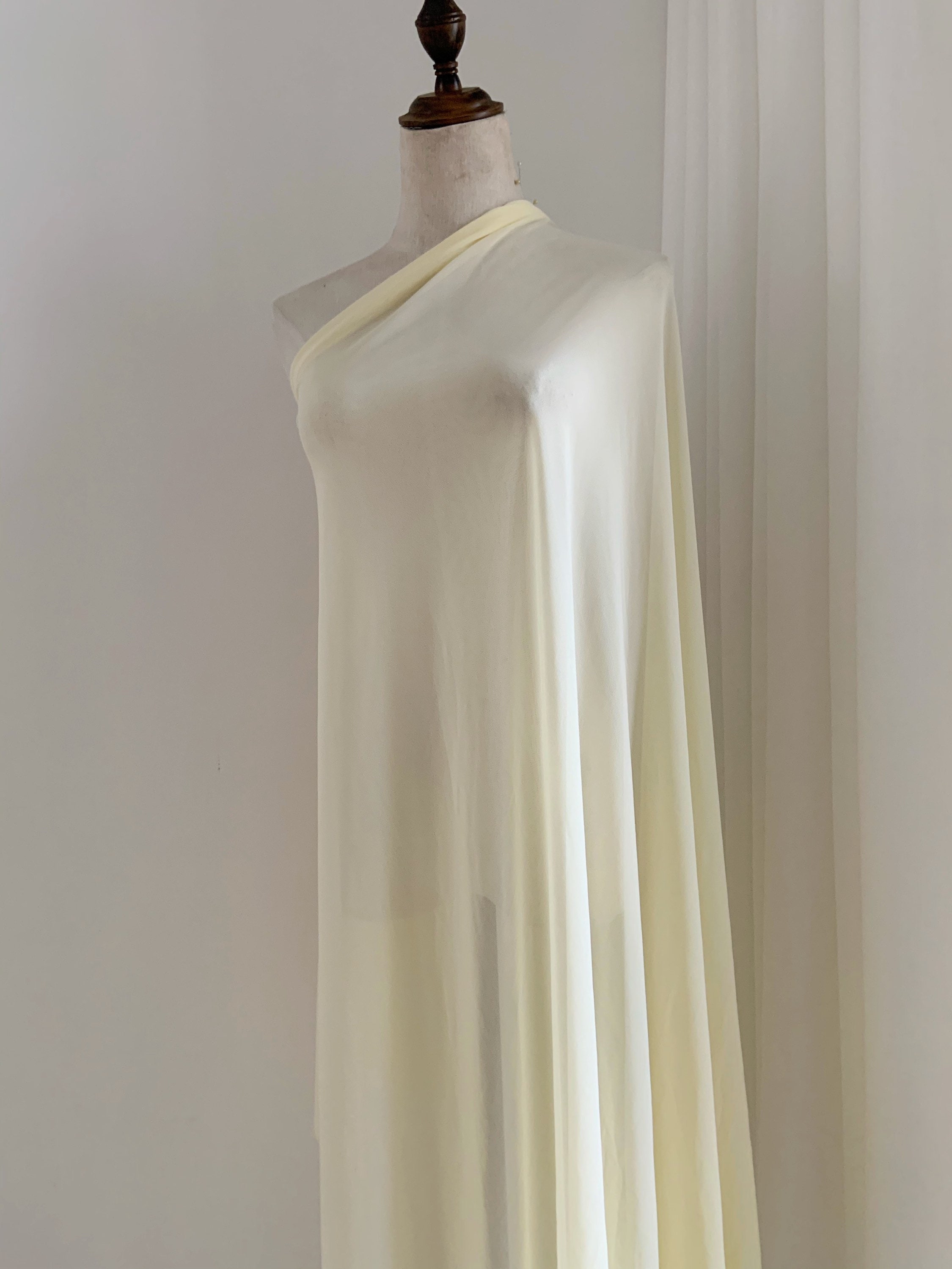 4 way stretch tulle fabric beige power stretchy mesh fabric | Etsy