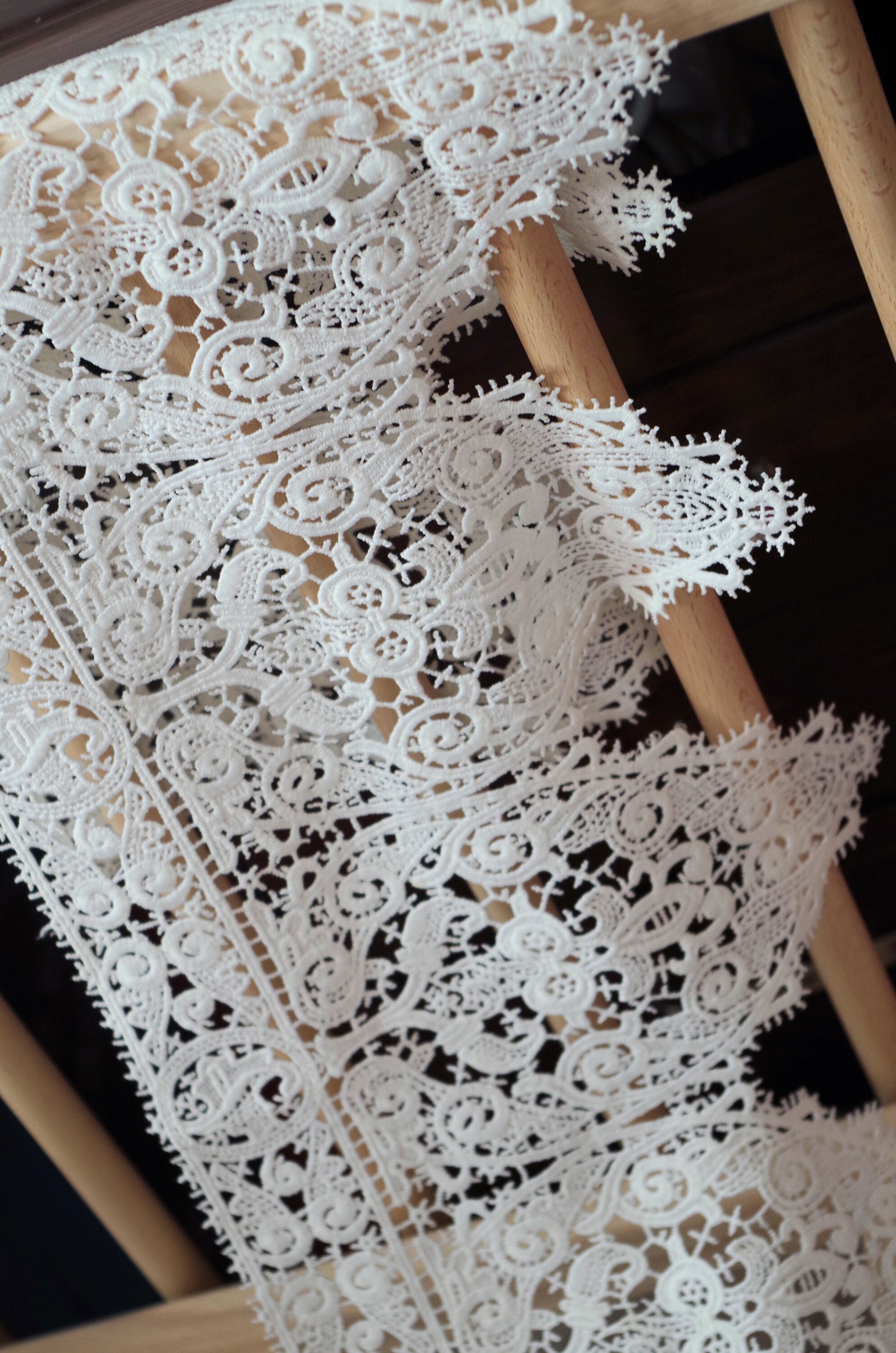 Delicate Guipure Lace Trim With Vintage Floral Pattern off | Etsy