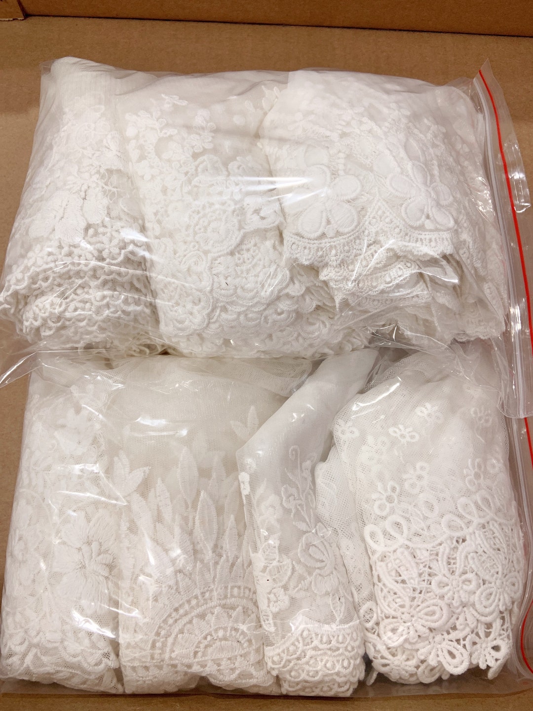 Clearance Assorted Lace Trims, Surprise Grab Bag of Lace, Goodie Bag ...