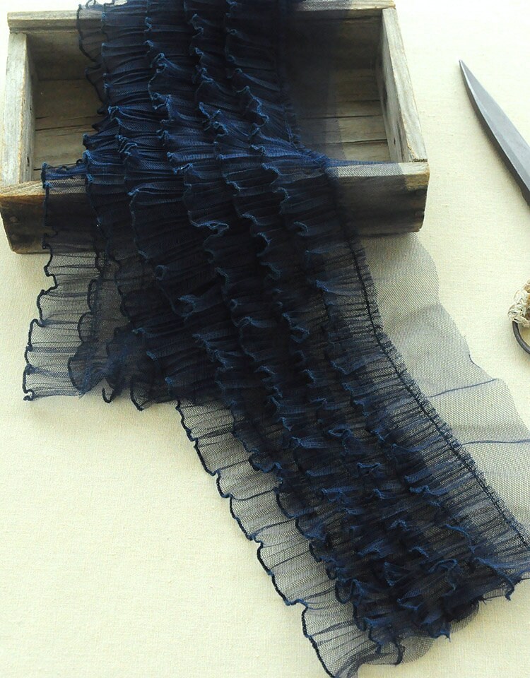 Lolita ruffled tulle trim ruffled trim tulle ruffles trim | Etsy