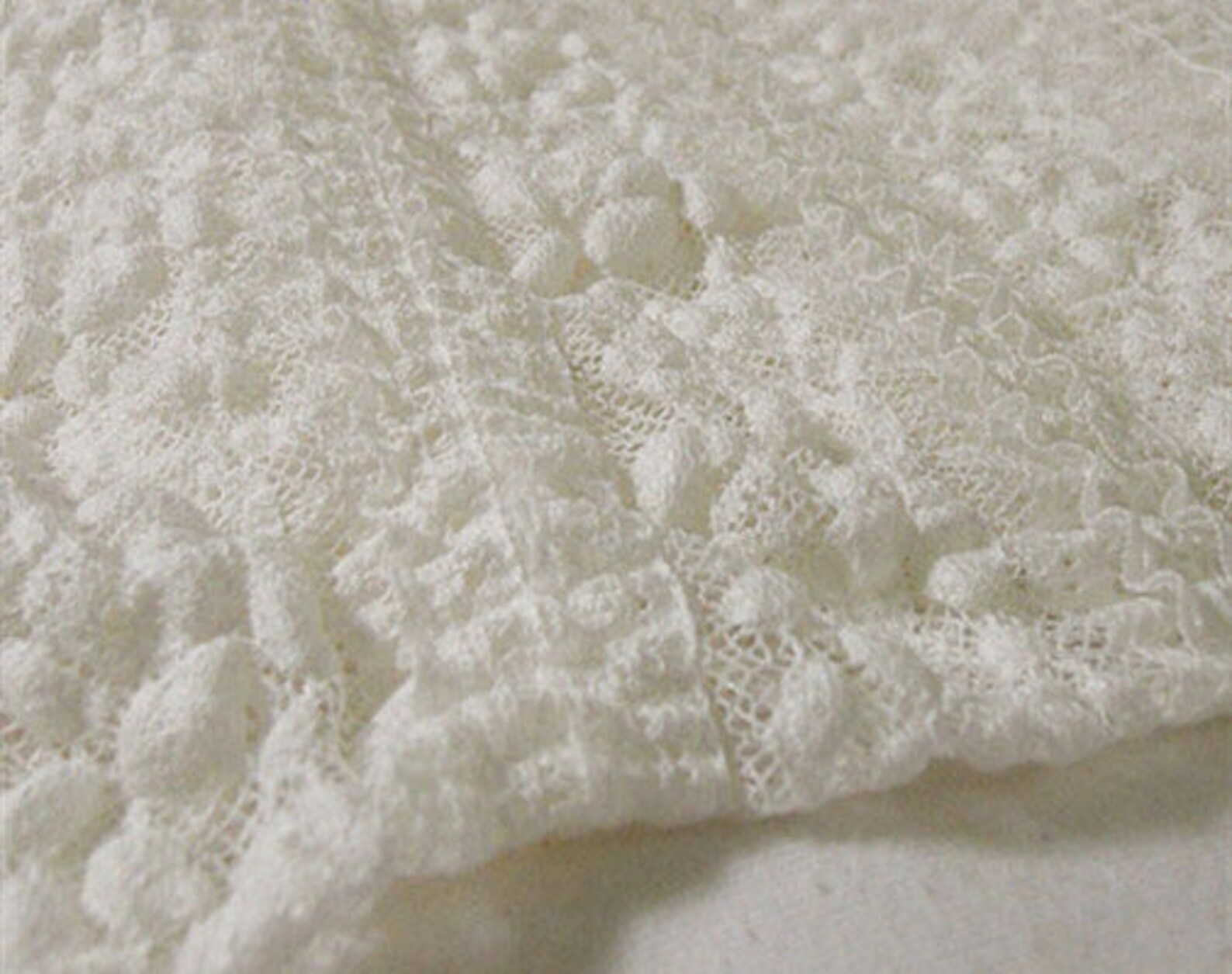 Ivory Lace Fabric Stretch Lace Fabric Elastic Lace Cake - Etsy