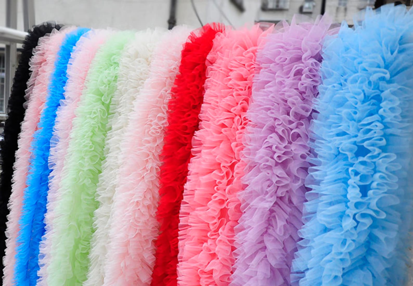 Extra Dense Ruffled Trim, Pleated Tulle Trim for Tutu Dress, Cake Dress ...