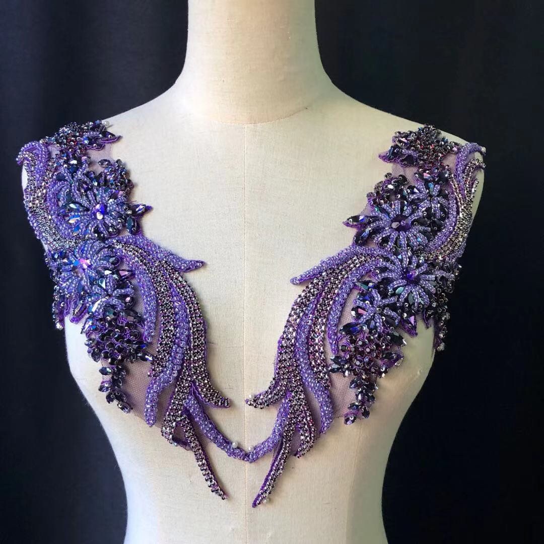 Strass Applikation, Strass Applikation, Schwere Strass Applikation für ...