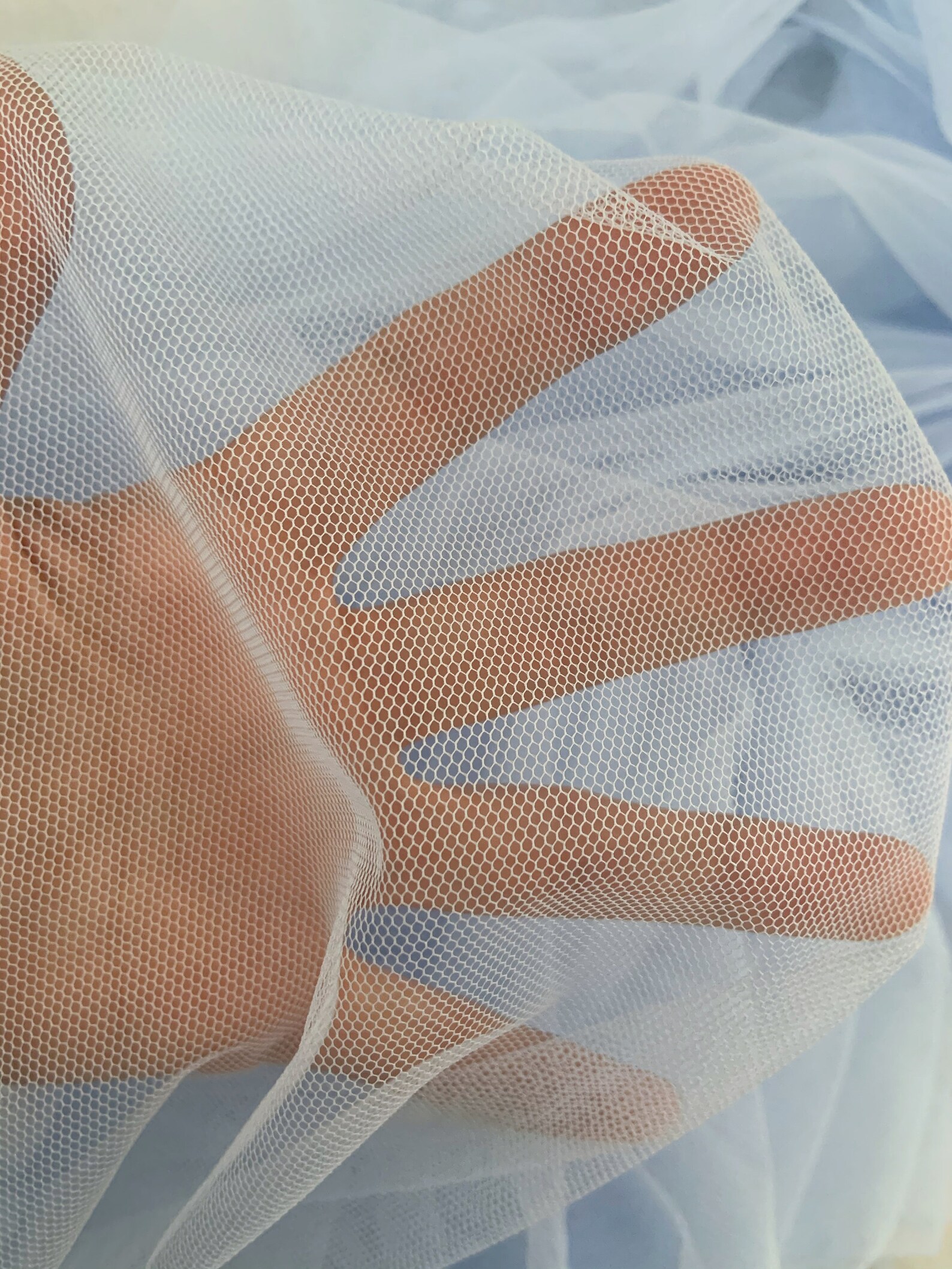 Baby blue mesh Fabric Gauze Fabric wedding Mesh tulle lace | Etsy