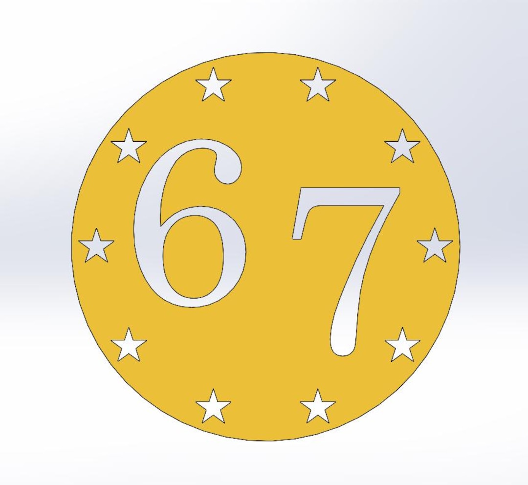 6 7 - Circle Stars - Dxf File - Instant Download - Etsy