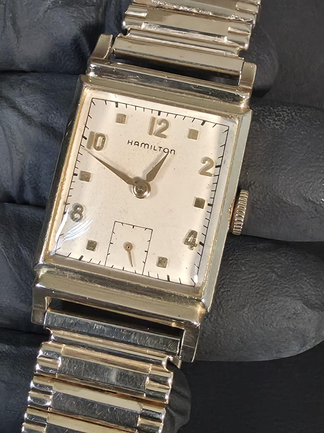 Rare Vintage Hamilton 10K Gold-filled Tank Watch | Circa 1940s | Sub ...