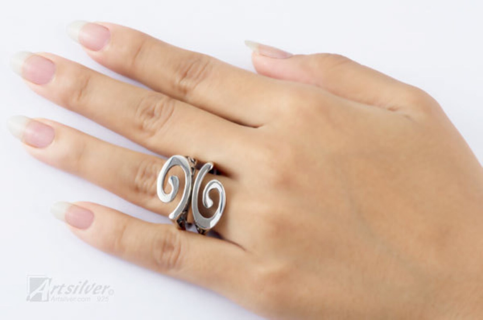 Transformable Sterling Silver Ring Multiform Swirl Interlocking ...