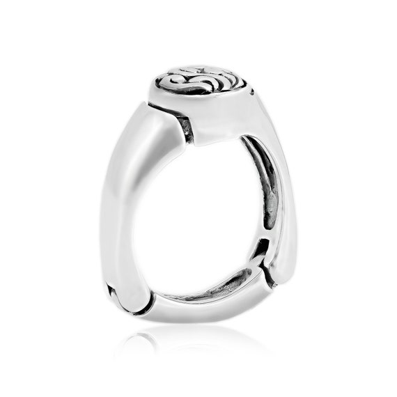 Silver Hinged Arthritis Rings / Open to Bypass Knuckle / - Etsy