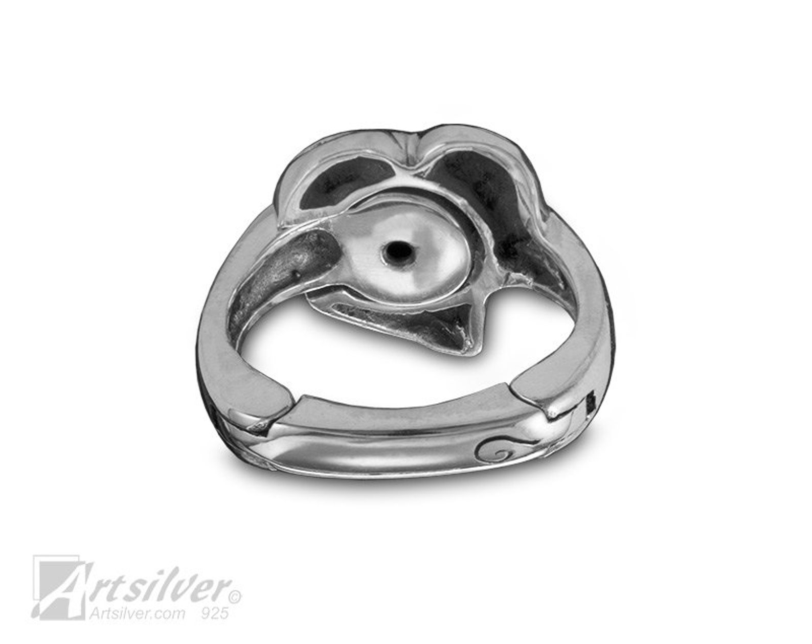 Unique Heart Shaped Arthritis Ring With Curl Pattern - Etsy