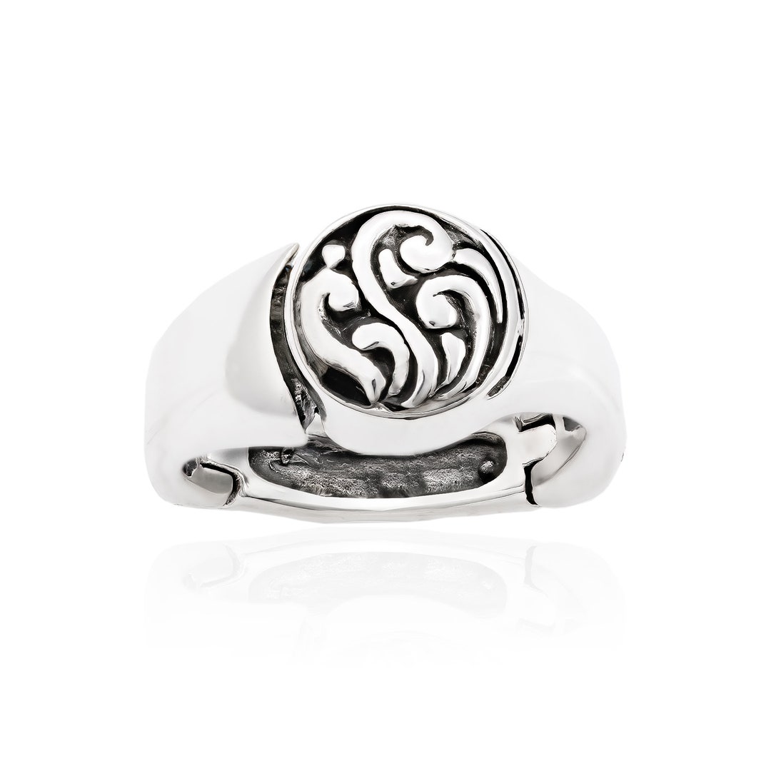 Silver Hinged Arthritis Rings / Open to Bypass Knuckle / Mother ...