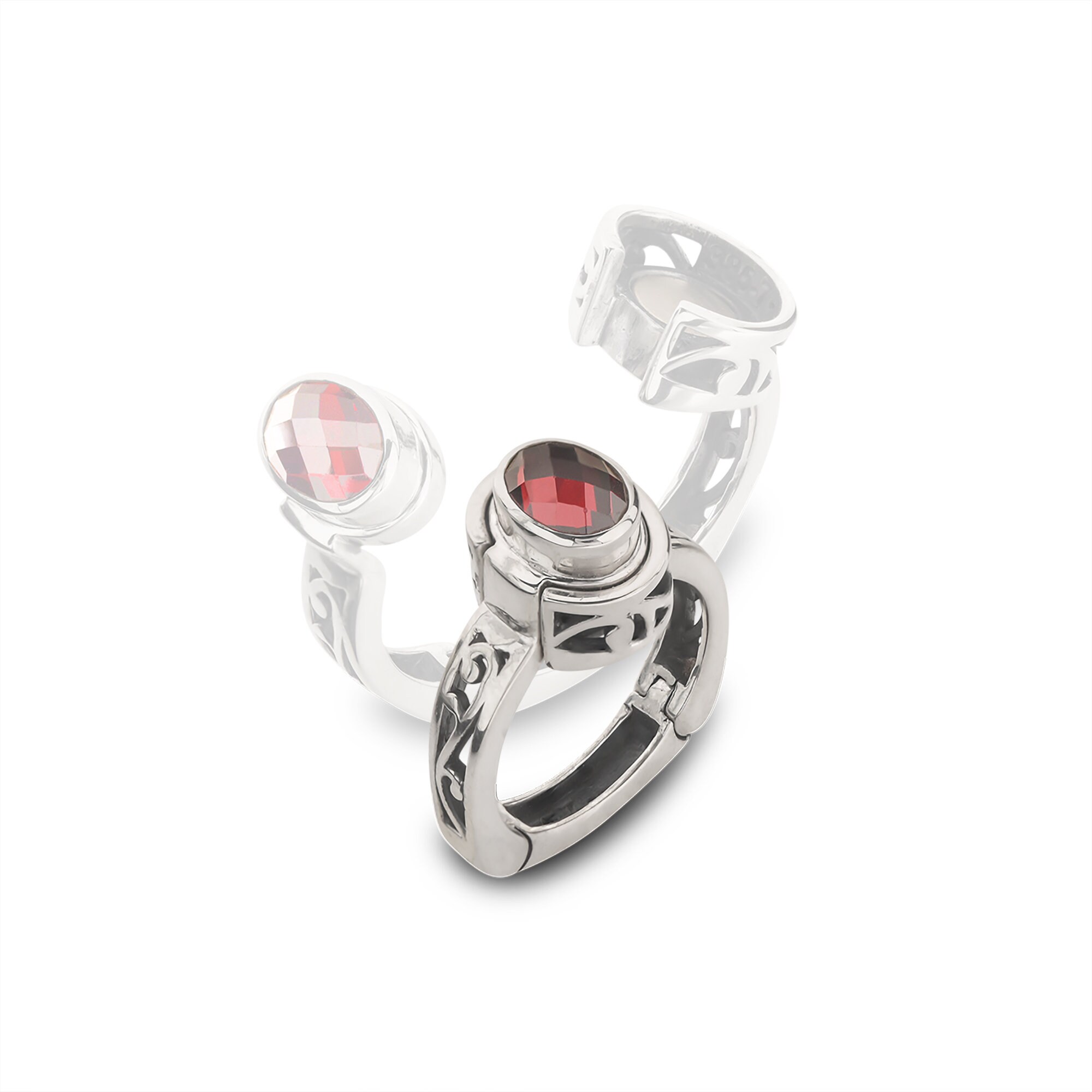 Arthritis Ring Sterling Silver Woman's Hinged Ring with | Etsy