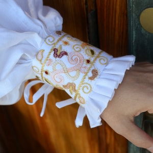 Ladies' Italian Embroidered Cotton Partlet Chemise - Etsy