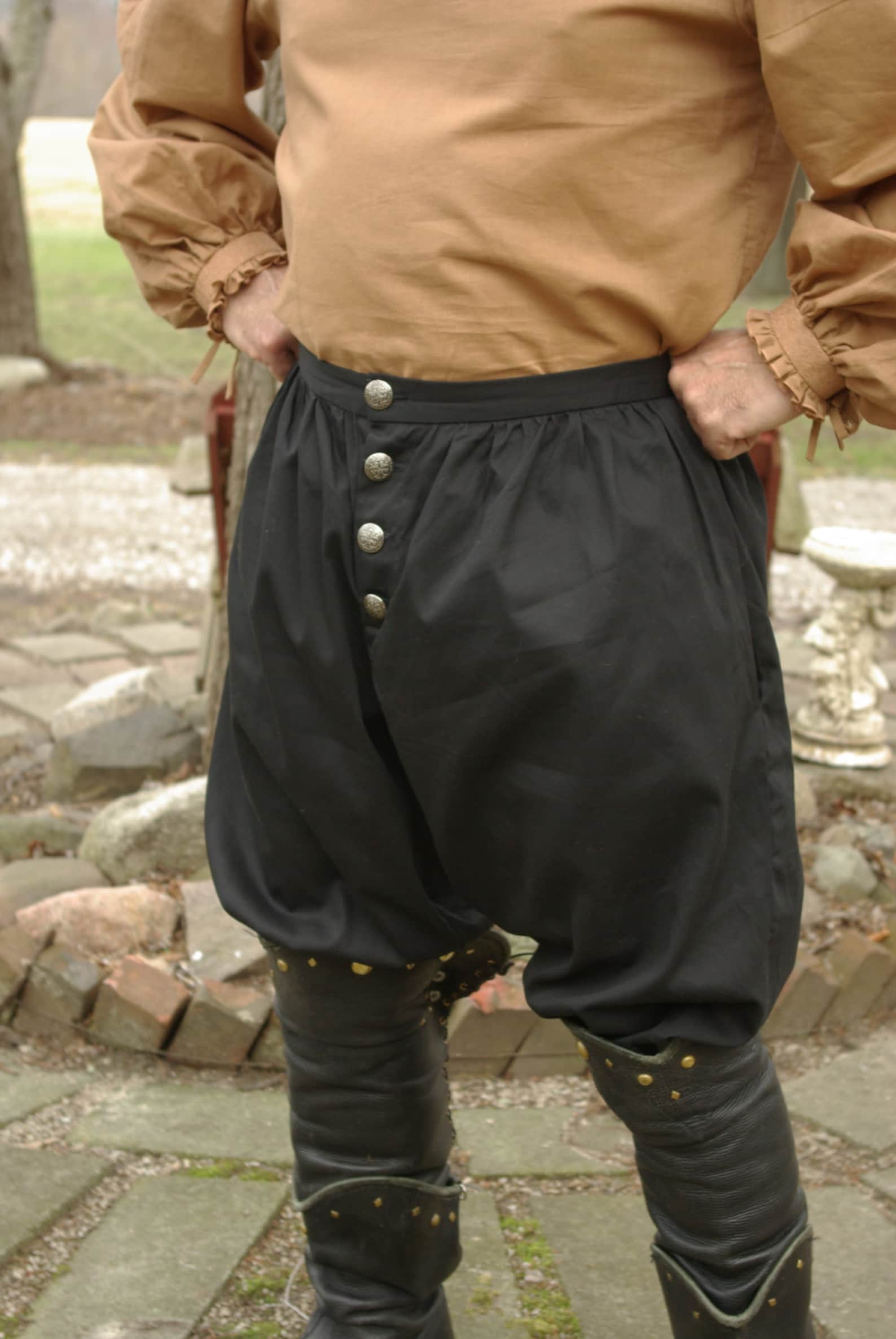 Men's Custom Cotton Twill Renaissance Venetian Trousers - Etsy