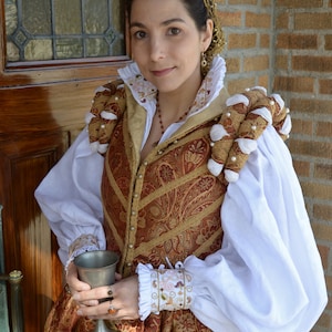 Ladies' Italian Embroidered Cotton Partlet Chemise - Etsy