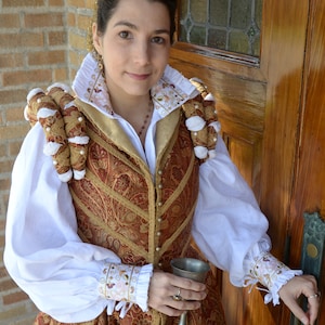 Ladies' Italian Embroidered Cotton Partlet Chemise - Etsy