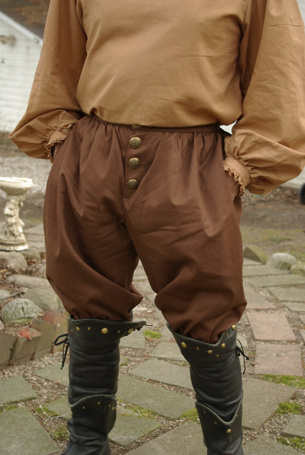 Men's Custom Linen Renaissance Venetian Trousers | Etsy