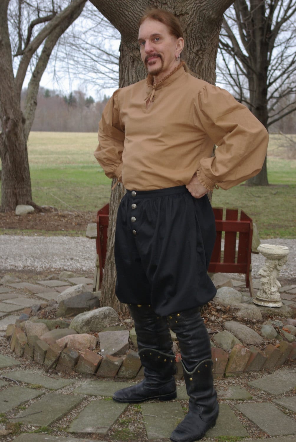 Men's Custom Cotton Twill Renaissance Venetian Trousers - Etsy