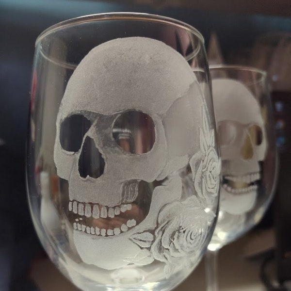 Gothic Wine Glasses - Etsy