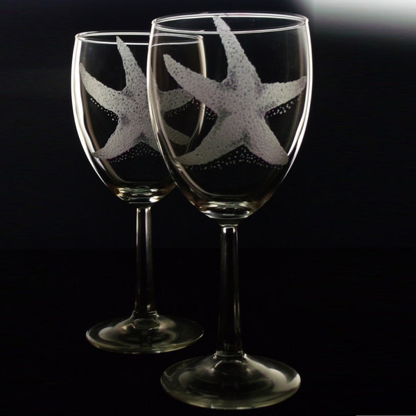 Beach Wine Glasses - Etsy