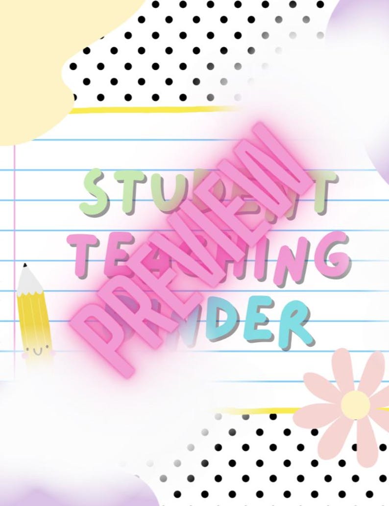 Student Teaching & First Year Teacher Bundle | Classroom Organization ...