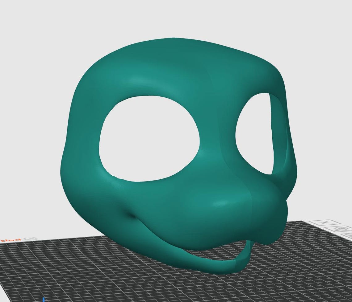 3D Fursuit Head 3D Print Files // Dog, Cat, or Dragon - Etsy