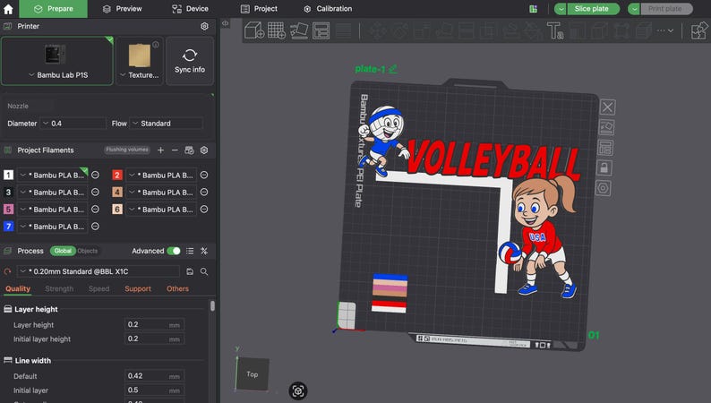 Volleyball Door Corner • STL + 3MF Files • Kids Sports Room Decor ...