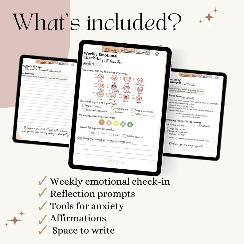 Pregnancy Journal | Guided Journal for Expecting Moms | Pregnancy Self ...