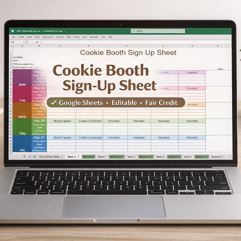 2026 Booth Tracker - Etsy