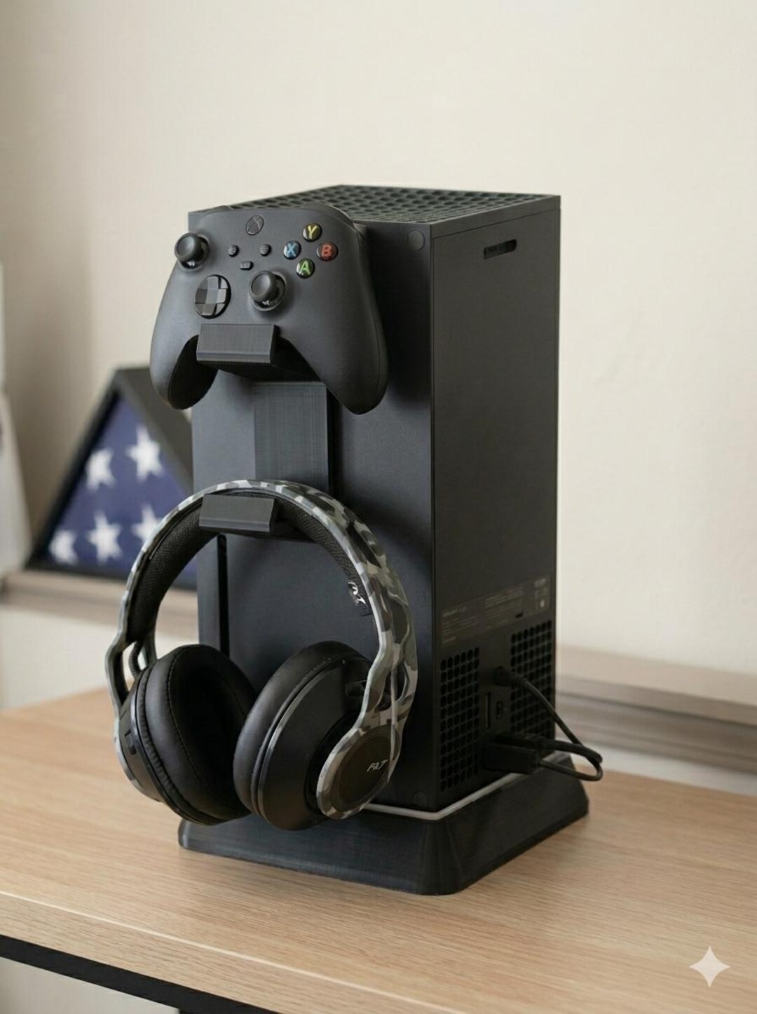 Xbox Series X Dual Controller Holder & Headset Mount - Custom Space ...