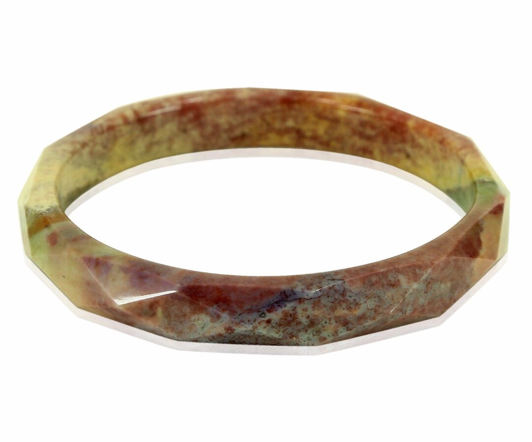 Petite Stacking Multi Color Mottled Purple Lavender Green Honey Brown ...