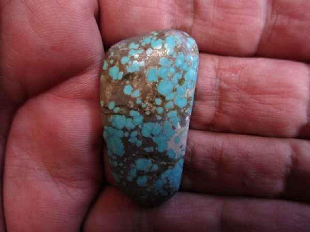 34ct OLD Edgar #8 Mine 40mm Cab Pre 1980s Lapidary Cab Number Eight ...